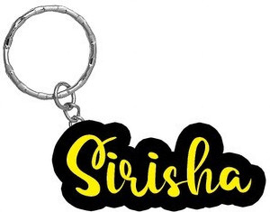 SY Gifts Sirisha Name Black Yellow Name Keychain Key Chain Price in ...