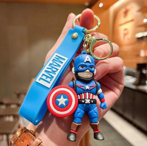 Shop Grab Famous Marvel Action Super Hero Captain America Keychain for ...
