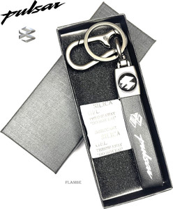 FLAMBE pulsar Bike Keychain premium Stainless steel Metal silver finish ...