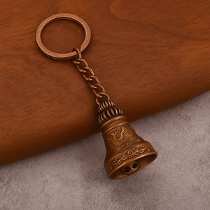 Zuno Guardian Bell Keychain Tibetan Bell Good Luck Temple Key Chain ...