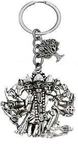 AFH Lord Panchamukhi Hanuman Tree of Life Charms Keychain for Men and ...