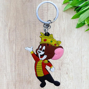 MAG BEE Double-Sided Rubber Jerry Keychain in King Jerry - Design 2 Key ...