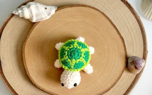 Homydine Handmade Crochet Keychain Crochet Animal Turtles for Keyring ...