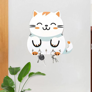 YDF VISION Cute Cat Key Holder for Wall Decor Acrylic Key Holder Price ...