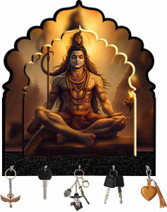 Unnati times Shiva Premium Wooden Key holder Wood Key Holder Price in ...