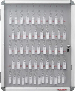 Alkosign Steel Back Key Holder for Office with Acrylic Lockable Door ...