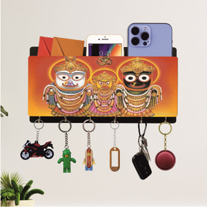 ARSH Craft Multipurpose Mobile Pen & Document Holder Wood Key Holder ...