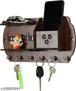 Unnati times Sweet home design multiple key holder and mobile stand ...