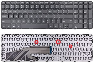 us info laptop Keyboard HP ProBook 450 G3 455 G3 650 G2 655 G2 450 G4 ...