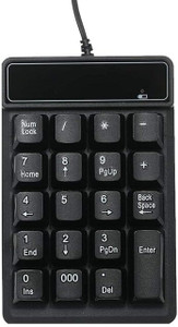 RuhZa Wired Numeric Keypad, 19-Key Corded USB Number Pad Laptop ...