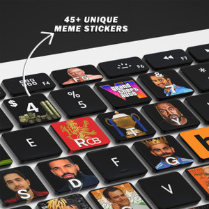 KARKEEN MEMES KEYBOARD STICKERS 009 vinyl Reusable Laptop Skin ...
