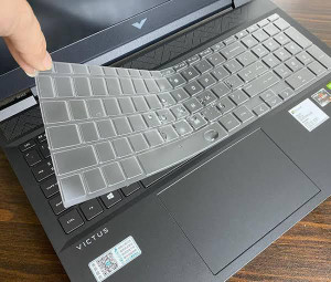 KEYSKIN Premium Protector for HP Victus |Waterproof Skin (L - Code 32 ...