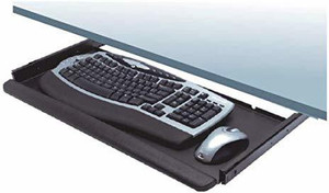 Akmosys Metal Keyboard Drawer Tray with Mouse Tray Telescopic Channel ...