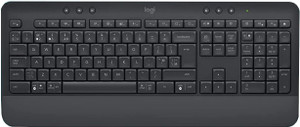Logitech Signature K650 Bluetooth Standard Desktop Keyboard Full-Size ...