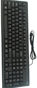 DEVBHOOMI DB- 150 HP WIRED KEYBOARD Wired USB Standard Desktop Keyboard ...