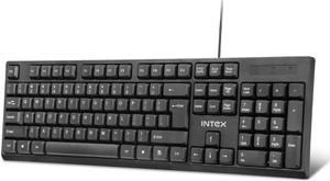 Intex Fury (IT-KB335) Wired USB Standard Desktop Keyboard Compatible ...