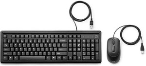 HP km160 Wired USB Standard Desktop Keyboard Compatible with Desktop ...