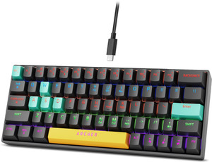 Archer Tech Lab Astra M400 Mechanical Keyboard, 17 RGB Modes, 63 Keys ...