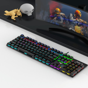 Aula T640 Mechanical Keyboard & Mouse (with 7 Keys and 2400DPI) Combo ...