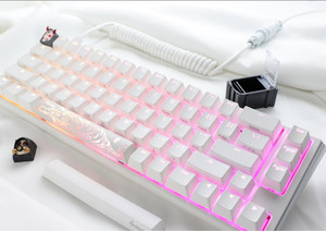 Ducky One 3 SF Pure White RGB Wired USB Laptop-size Gaming Keyboard ...
