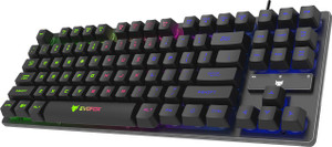 EVOFOX Fireblade LED Backlit Wired USB Standard Gaming Keyboard ...