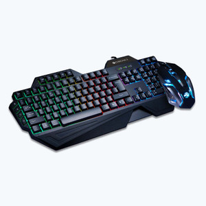 ZEBRONICS Optimus Gaming Keyboard Mouse Combo Wired USB Standard Gaming ...
