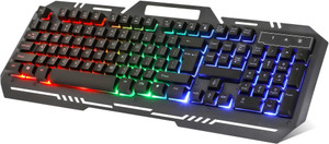 RETRACK v5 104 Keys Backlit RGB LED, Metal Base, IPX4 Splashproof ...