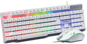 Intex IT-KB334 Wired USB Standard Gaming Keyboard Compatible with ...