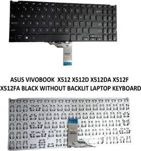 SOLUTIONS-365 COMPATIBLE KEYBOARD FOR ASUS X512 X512D X512DA WITHOUT ...