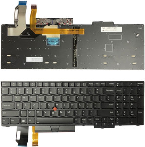 SOLUTIONS-365 Compatible laptop keyboard for Lenovo Thinkpad E580 L580 ...