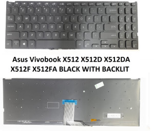 ROTECH SOLUTIONS KEYBOARD FOR ASUS VIVOBOOK X512 X512D X512DA BLACK ...