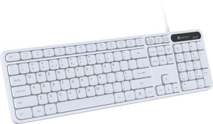 Portronics Ki-Pad 3 USB Wired Keyboard, Noise-free Typing, Large Keys ...