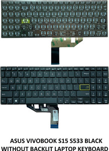 ROTECH SOLUTIONS COMPATIBLE KEYBOARD FOR ASUS VIVOBOOK S15 S533 BLACK ...
