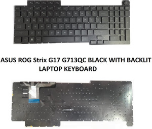 SOLUTIONS-365 COMPATIBLE KEYBOARD FOR ASUS ROG STRIX G17 G713QC WITH ...