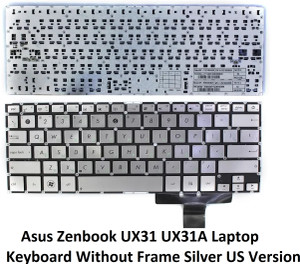 ROTECH SOLUTIONS KEYBOARD COMPATIBLE FOR ASUS ZENBOOK UX31 UX31A ...