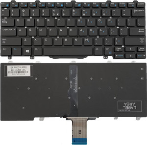 SOLUTIONS-365 COMPATIBLE KEYBOARD FOR DELL Latitude E7250 E5250 Without ...