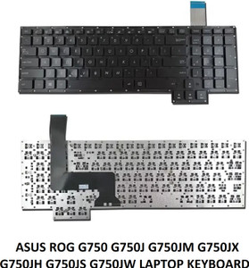 SOLUTIONS-365 COMPATIBLE KEYBOARD FOR ASUS ROG G750 Internal Laptop ...