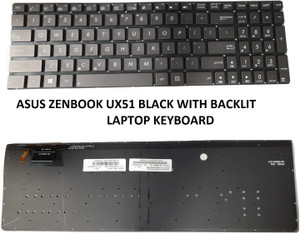 SOLUTIONS-365 COMPATIBLE KEYBOARD FOR ASUS ZENBOOK UX51 WITH BACKLIT ...