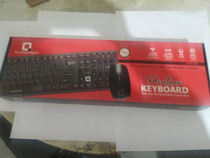 Quantron QKB -20, WIRLESS MOUSE AND KEYBOARD COMBO 2.4 GHZ. Wireless ...