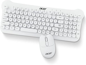 Acer CUTEO 2.4GHz Keyboard & Mouse Combo Wireless Standard Multi-device ...