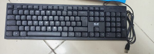 MANGOOSE Blue Square Wired Solid Keyboard for Exam Typing/Playing/ETC ...