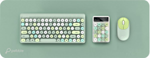 pebble Digit003 4-in-1 Wireless Keyboard Combo Keyboard, Mouse, Deskmat ...