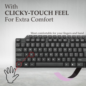 zebion Viking keyboard mouse combo with 1 year warranty Wired USB ...