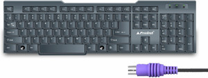 PRODOT Choice PS2 Wired Keyboard I Plug & Play Technology I 104 Keys I ...