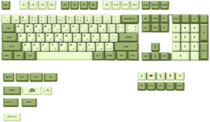 Lyla 124-Key PBT Keycaps Cover for 87 98 104 108 61 63 64 68 75 ...
