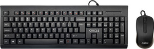 Circle Multimedia - C41 Combo Wired USB Standard Multi-device Keyboard ...