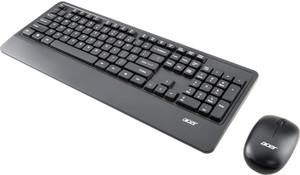 Acer Keyboard & Mouse Combo with Palm Rest Bluetooth, Wireless Standard ...