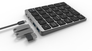 Lyla Numeric Keypad Rechargeable with USB Hub for Desktop Notebook ...