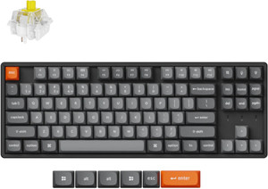 Keychron K8 Max Banana Color QMK Wireless Mechanical Keyboard-RGB ...