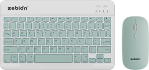 zebion G2800 Mini Keyboard & Mouse Combo (Type-C Rechargeable with ...